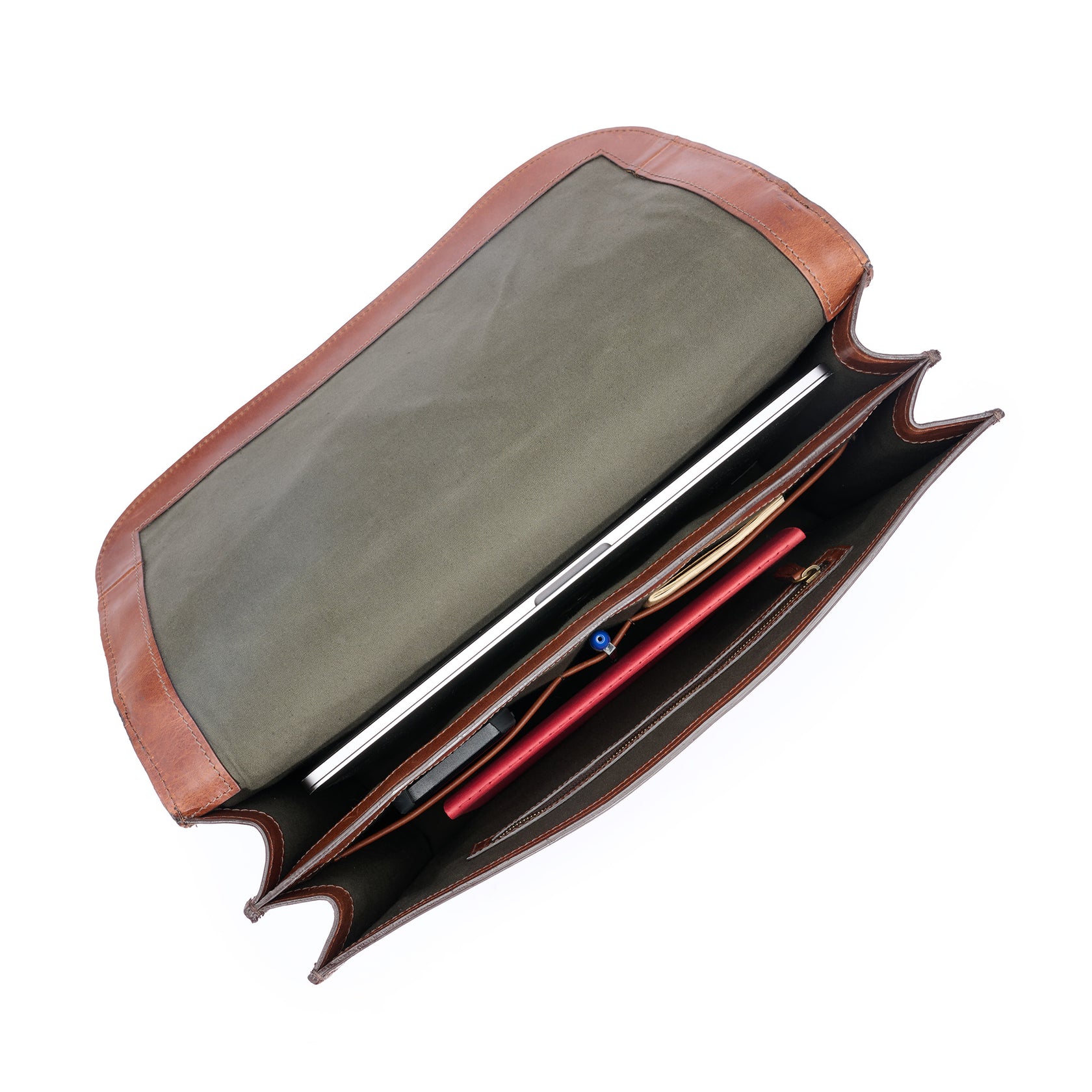 Full Grain Leather Briefcase for Men | A Classic Lawyer's Briefcase ...