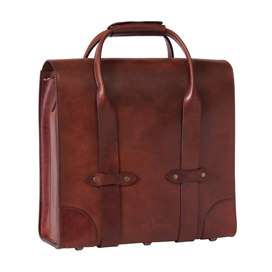 Bourbon Bag | Leather Carrier Tote Bag for Whiskey & Wine Bottles ...